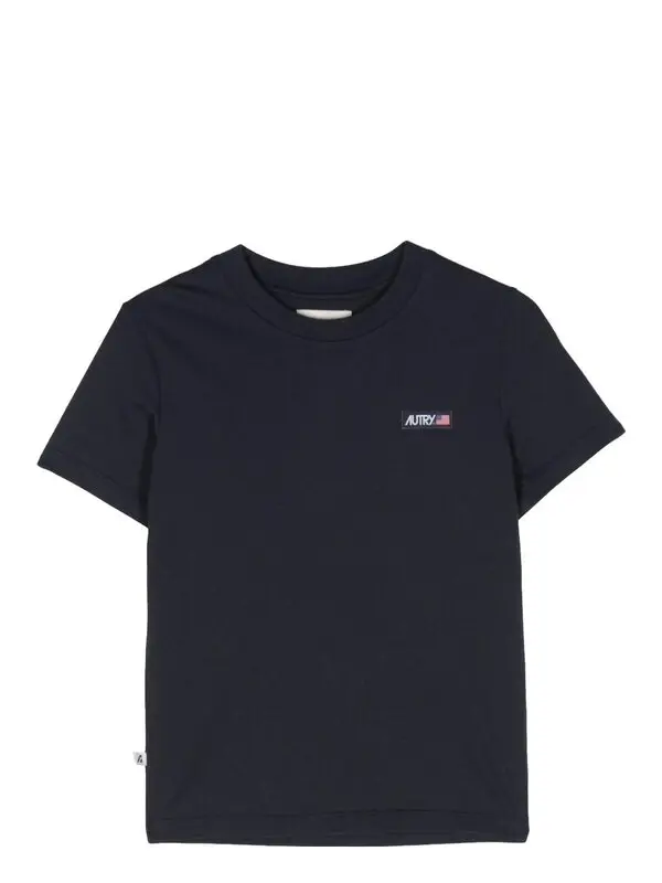 AUTRY Appliqué Logo T-shirt - Blue
