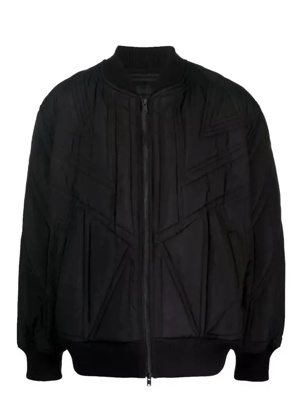 Y3 Quilted Bomber Jacket - Black
