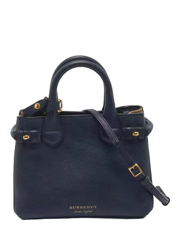 Burberry Mini Banner Tote Bag - Blue