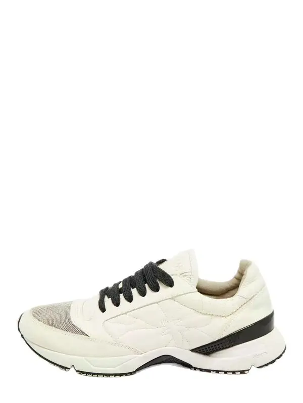 Brunello Cucinelli Lace-up Leather Sneakers - Neutrals