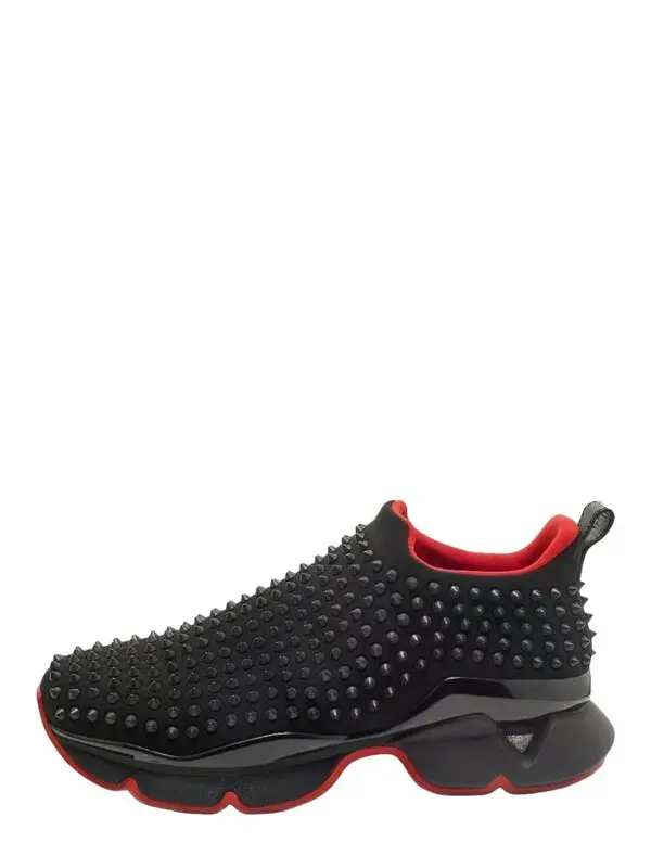 CHRISTIAN LOUBOUTIN Spike Sock Sneakers - Black