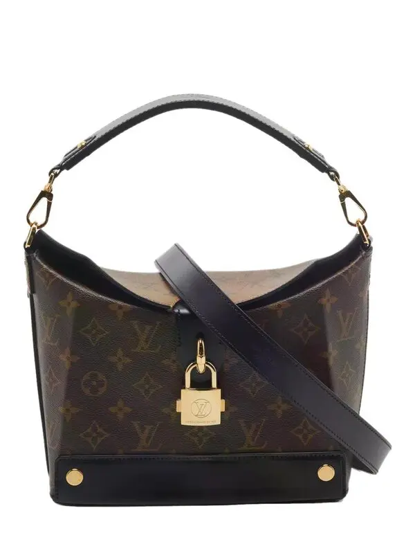LOUIS VUITTON Monogram-reverse Bento Box Shoulder Bag - Brown