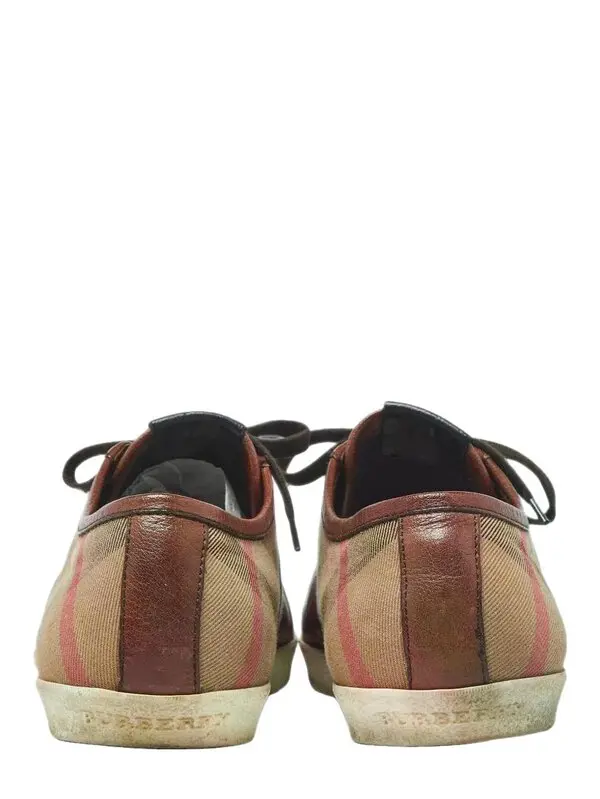 Burberry Nova Check Low-top Sneakers - Brown