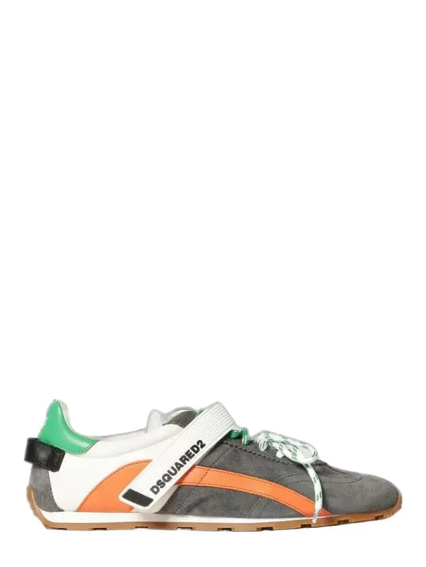 Dsquared2 Leather-panel Sneakers - Grey
