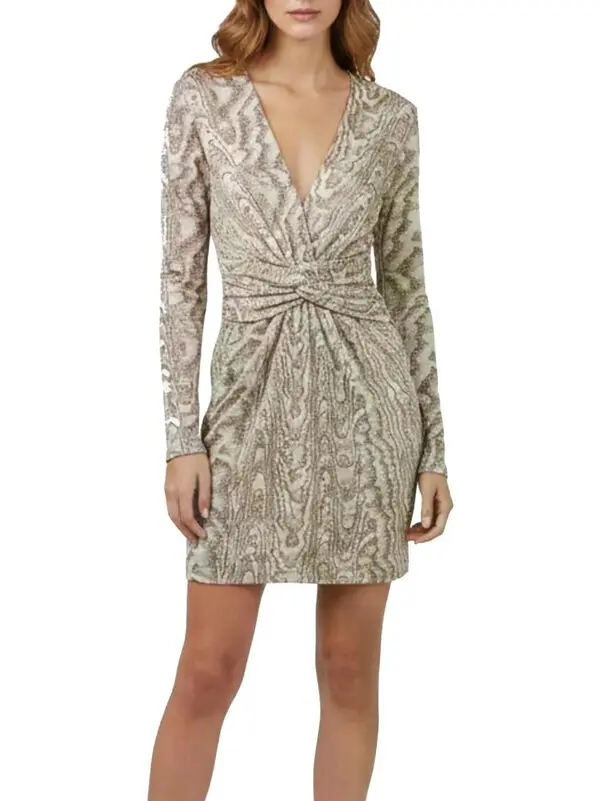 Missoni Twisted Jacquard Mini Dress - Neutrals