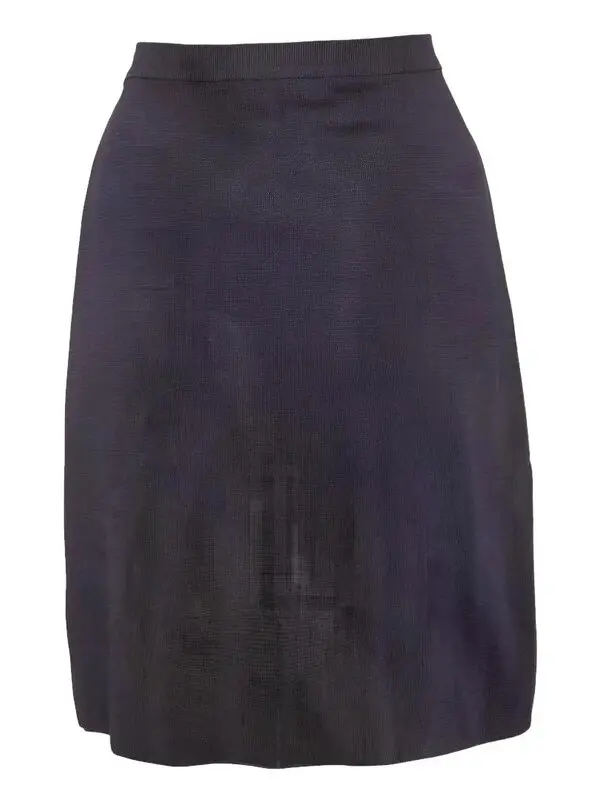 FERRAGAMO Pleated Mini Skirt - Blue