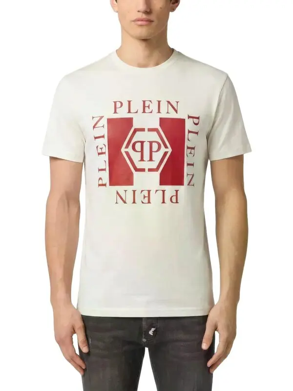 Philipp Plein Jersey T-shirt Plein Pp - Neutrals