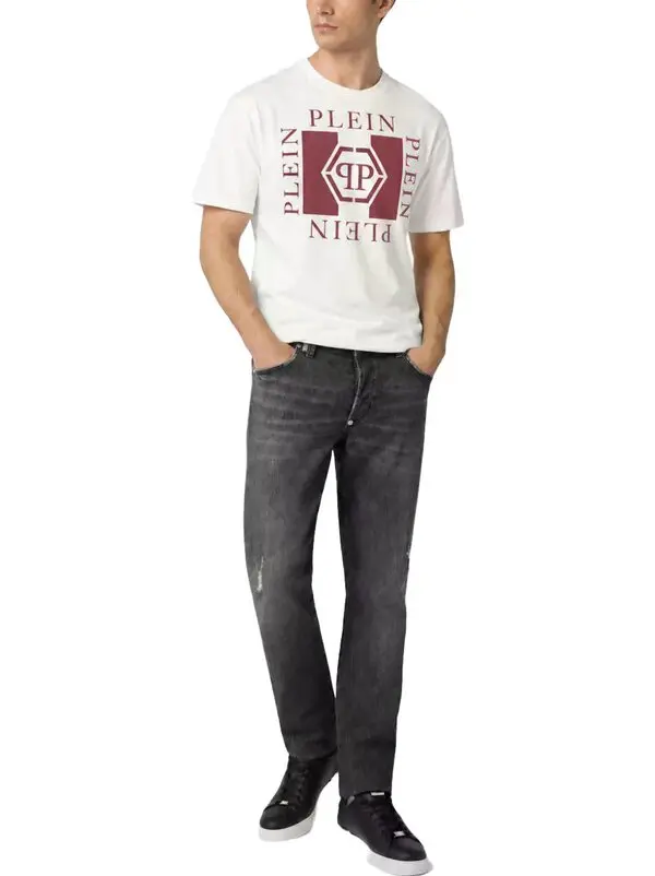 Philipp Plein Jersey T-shirt Pp - White