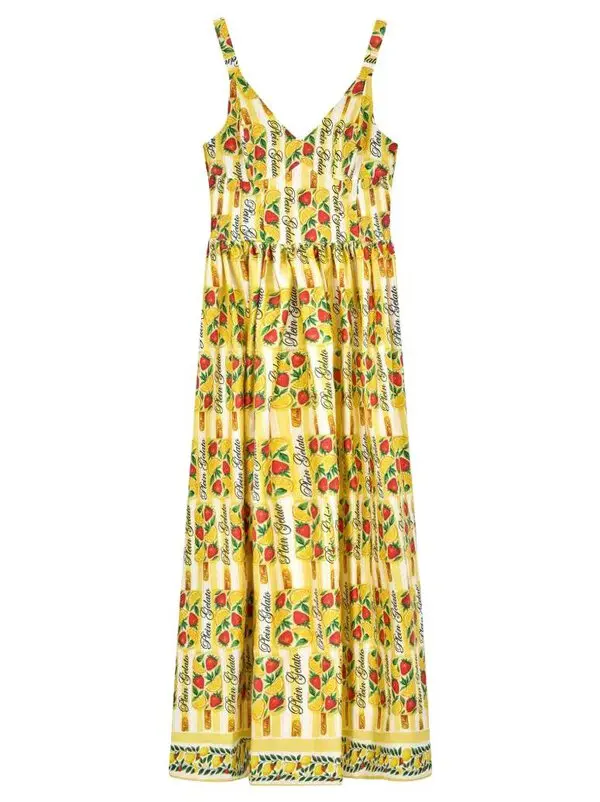 Philipp Plein Long Dress - Yellow