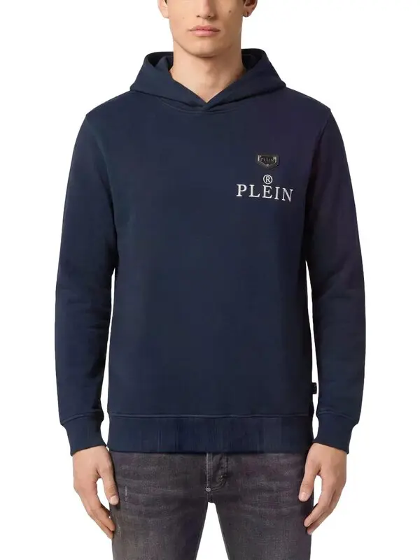 Philipp Plein Logo Hoodie - Blue