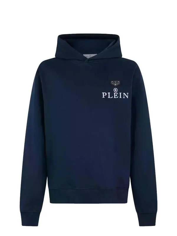 Philipp Plein Logo Hoodie - Blue