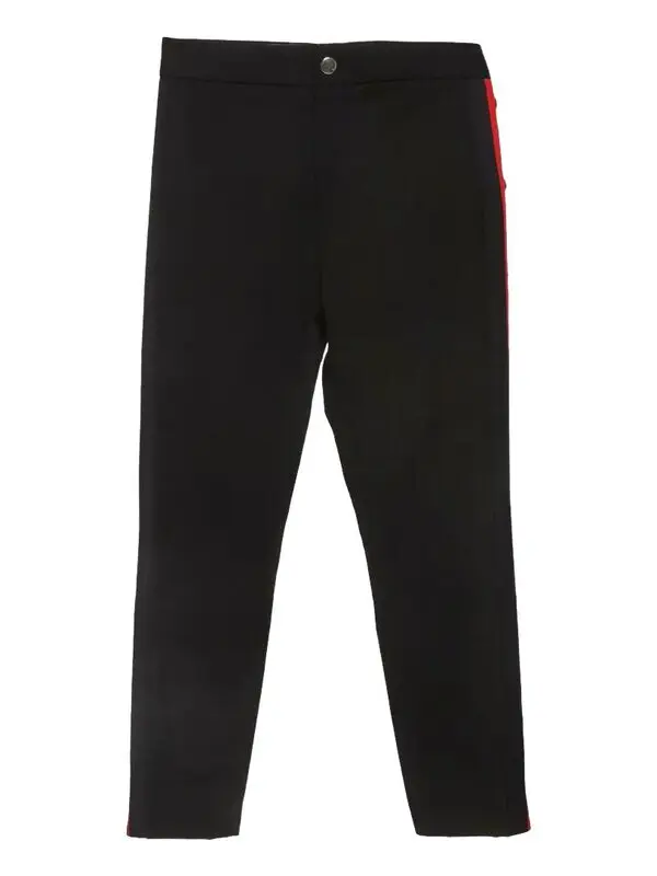 Gucci Side Stripe Straight-leg Trousers - Black