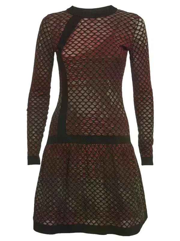 Missoni Patterned-knit Mini Dress - Black