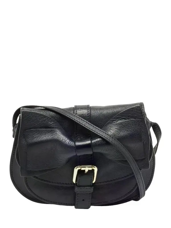 Red Valentino Cross Body Bag With Bow Detail - Blue