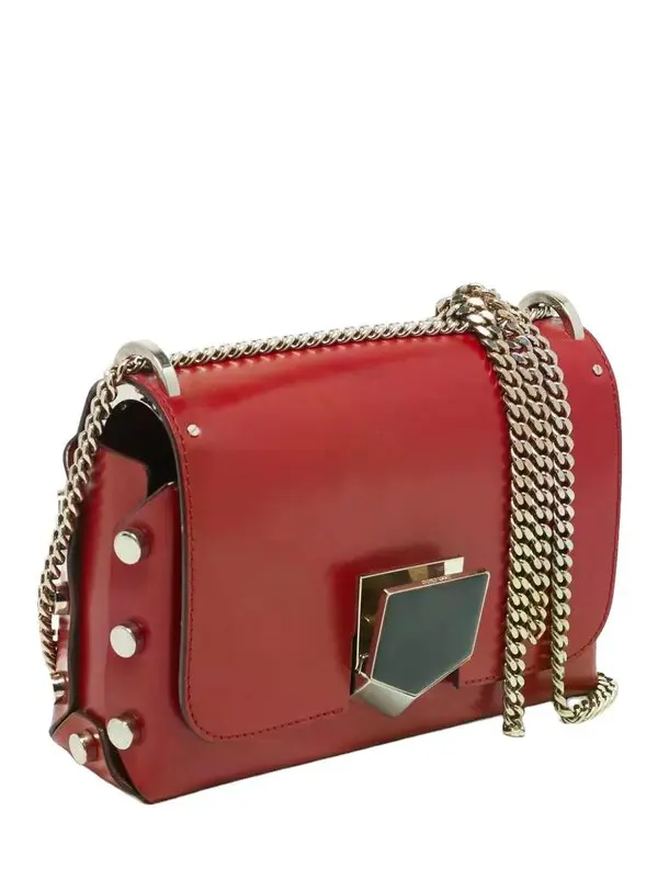 JIMMY CHOO Lockett City Shoulder Bag - Red