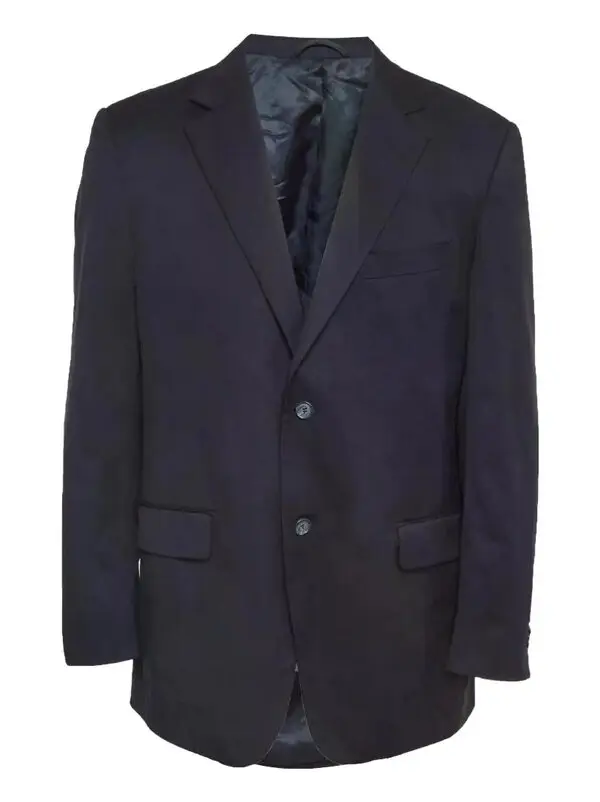 Balmain Single-breasted Wool Blazer - Blue