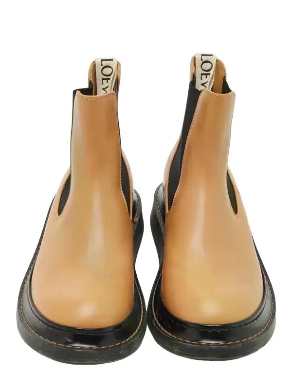Loewe Elasticated Side Chelsea Boots - Neutrals