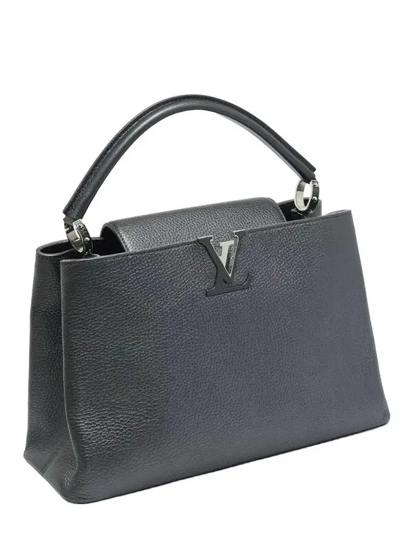 LOUIS VUITTON Capucines Mm Tote Bag - Grey