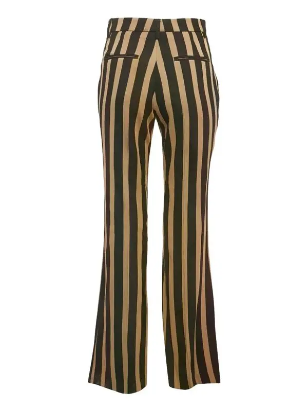 Etro Striped Knit Trousers - Black