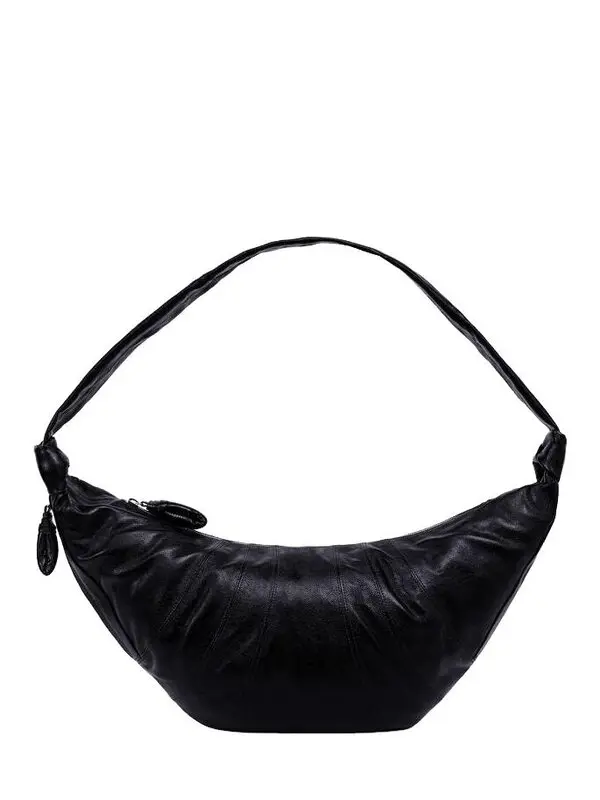 LEMAIRE Lemiare Coated Cotton Shoulder Bag - Black