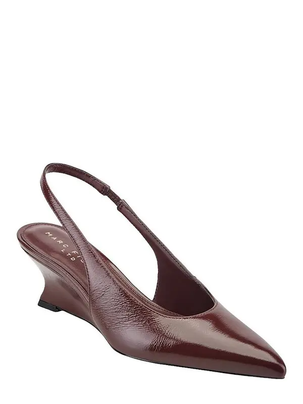MARC FISHER LTD. Slingback Pumps - Dark Red