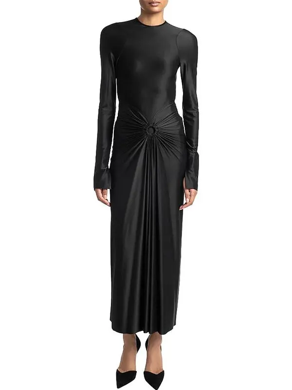 Victoria Beckham Frances Midi Dress - Black