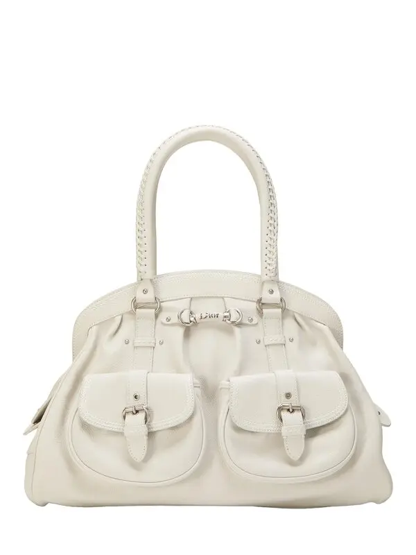Dior Calfskin My Frame Bag - White