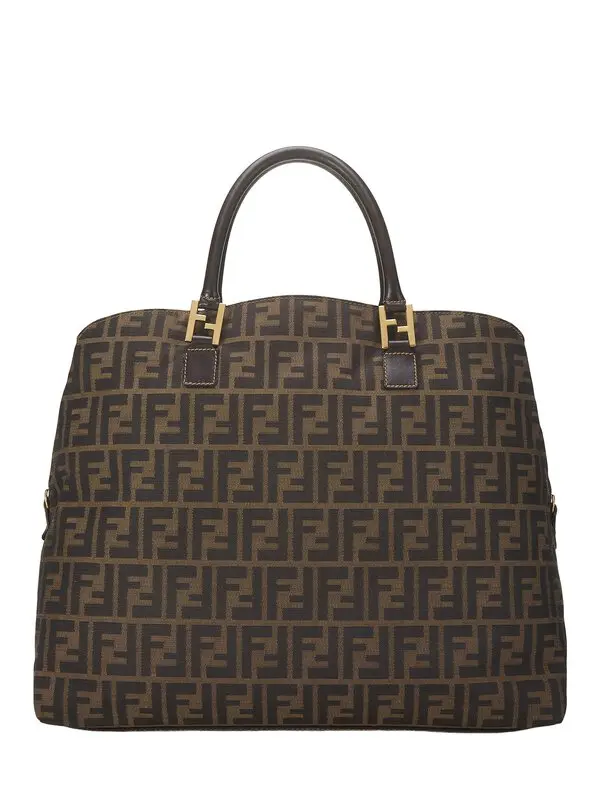 Fendi Zucca Tote - Brown