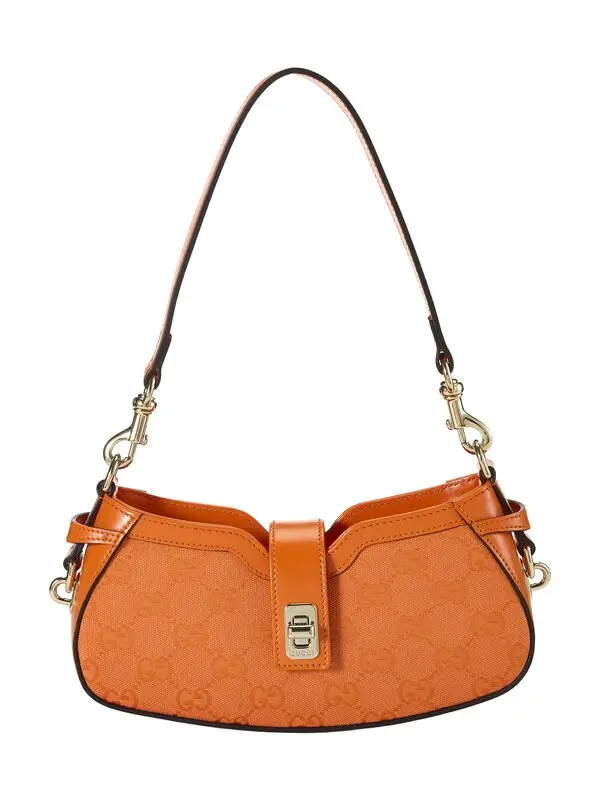 Gucci Gg Moon Side Shoulder Bag - Orange