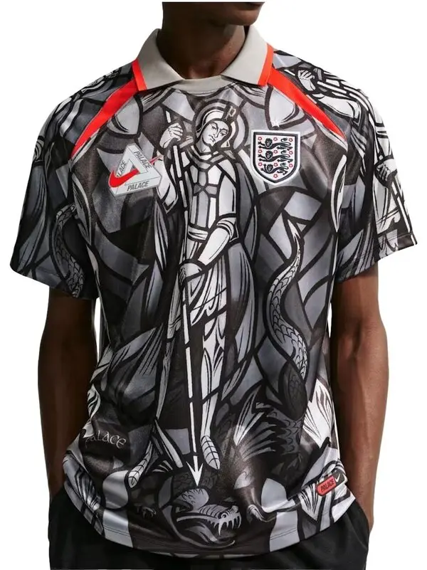 Nike X England X Palace Cryoshot Short Sleeved Jersey - Grey