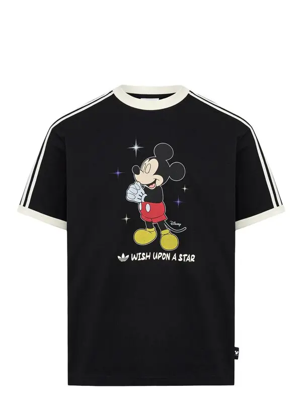 Adidas X Disney Mickey Mouse Wish T-shirt Asia Sizing - Black
