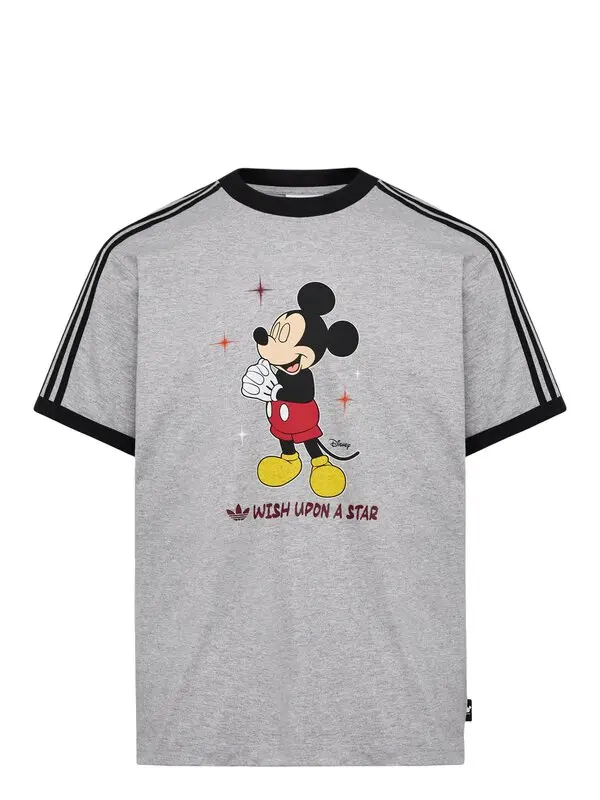 Adidas X Disney Mickey Mouse Wish T-shirt Asia Sizing - Grey