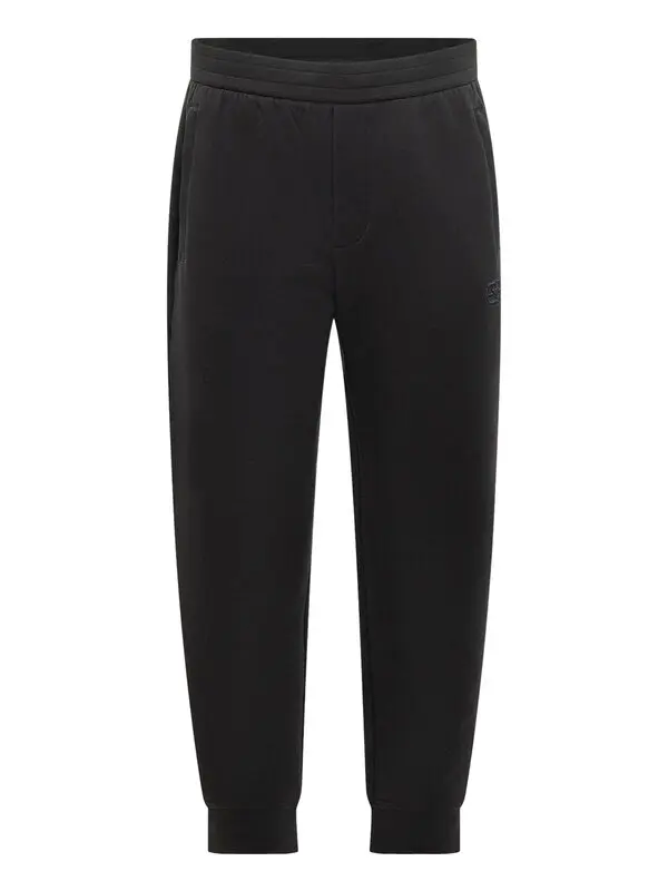 Emporio Armani Logo Detail Joggers - Black