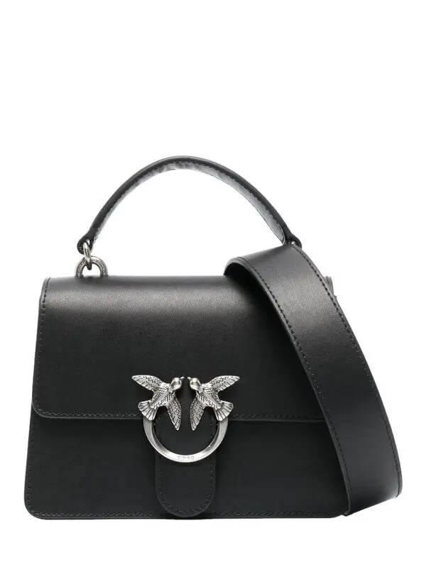 Pinko Love One Fold-over Tote Bag - Black