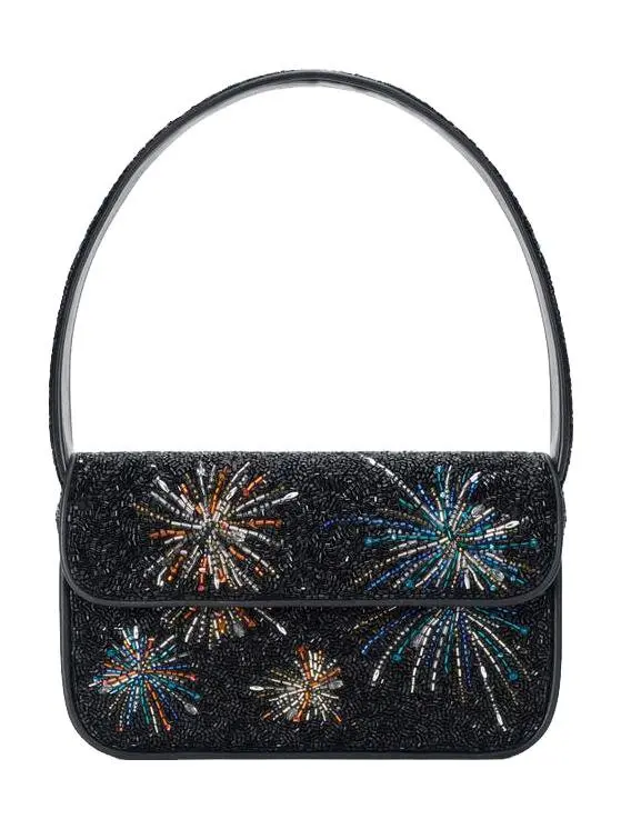 Staud Tommy Beaded Shoulder Bag - Firework