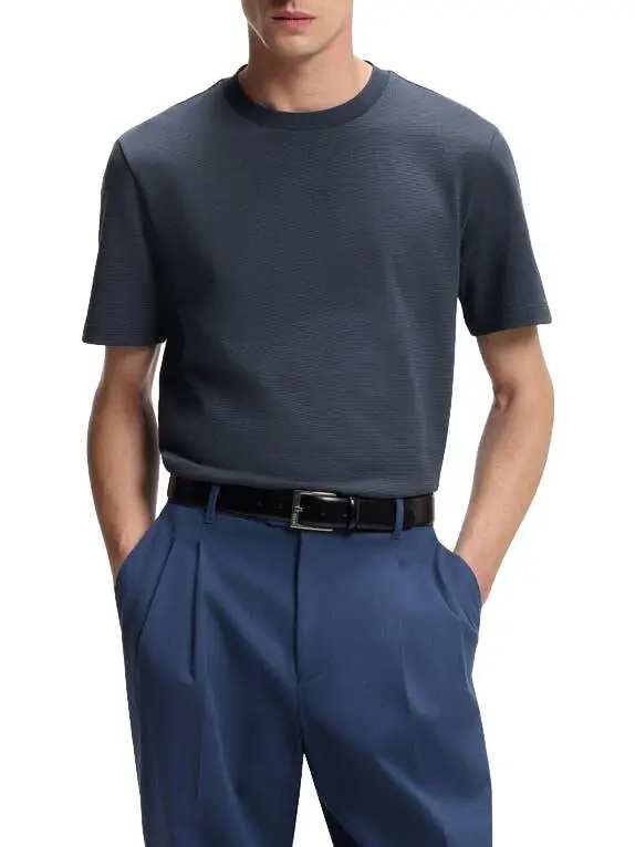 BOSS Thompson Solid T-shirt - Blue