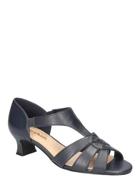 EASY WORKS BY EASY STREET Essie Sandal By - Navy