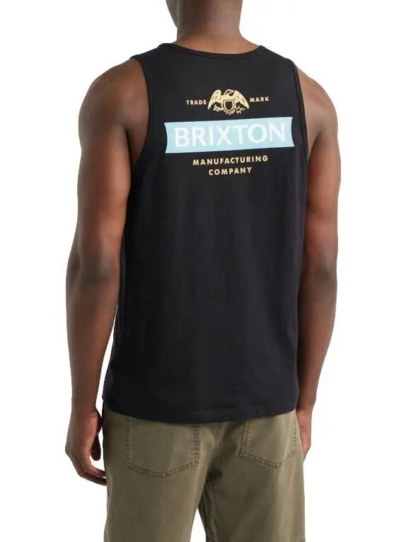 Brixton Pinnacle Graphic Tank Top - Black