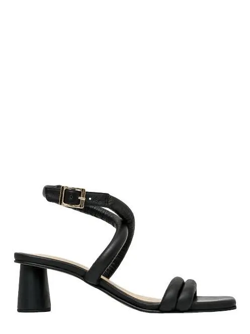 ALTA Renatta Padded Strap Block Heel Sandals - Black