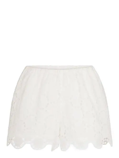 SIMONMILLER Isa Eyelet Mini Short - Macadamia