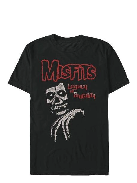 MISFITS Legacy Of Brutality Short Sleeve Graphic T-shirt - Black