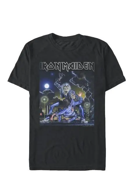 IRON MAIDEN No Prayer On The Road Graphic T-shirt - Black