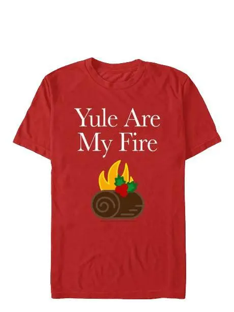 BACKSTREET BOYS Yule Are My Fire Short Sleeve Graphic T-shirt - Red