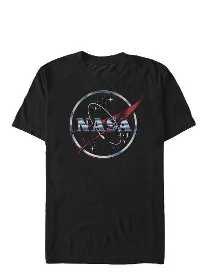 NASA Space Logo Graphic T-shirt - Black