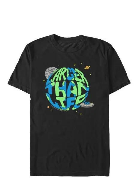 BACKSTREET BOYS Earth Larger Than Life Graphic T-shirt - Black