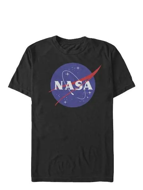 NASA Circle Logo Graphic T-shirt - Black