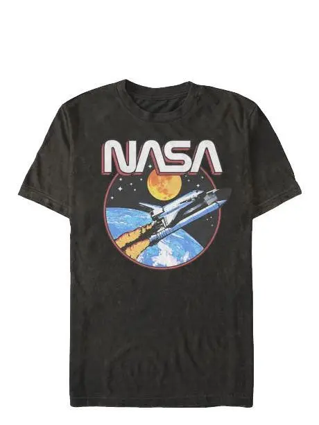 NASA Shuttle Journey Graphic T-shirt - Black
