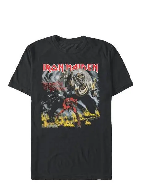 IRON MAIDEN The Number Of The Beast Graphic T-shirt - Black