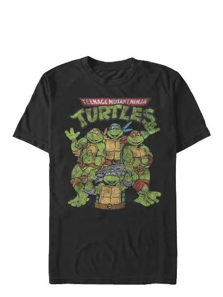 TEENAGE MUTANT NINJA TURTLES Best Friend Shot Graphic T-shirt - Black