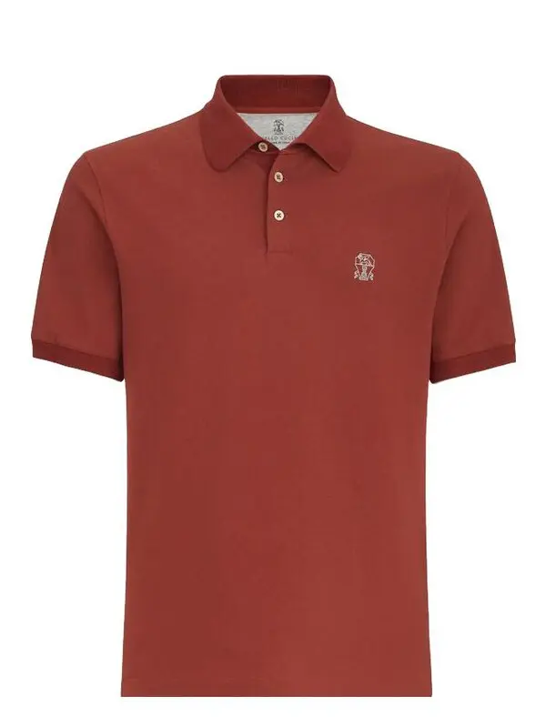 Brunello Cucinelli Polo Shirts - Orange